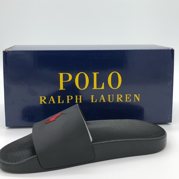 Polo Ralph Lauren | Shoes | Polo Ralph Lauren Signature Pony Slide ...
